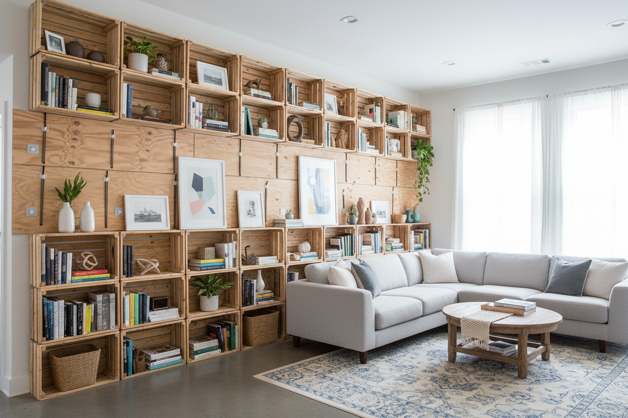 Renter-Friendly DIY Wall Bookshelf Ideas That Won't Lose Your Deposit ...