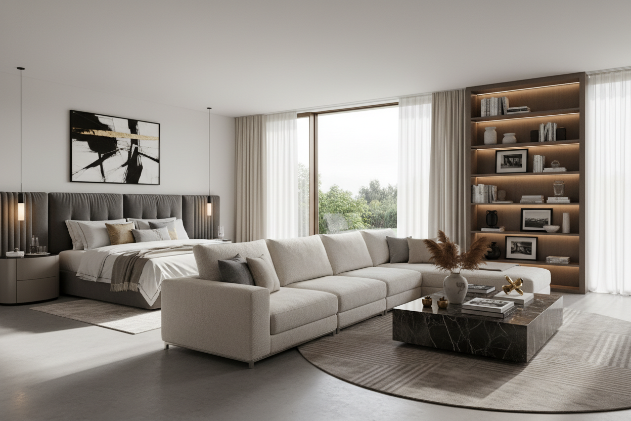 Designing a Luxury Suite: The Modern Bedroom Couch Guide – HOMSEE