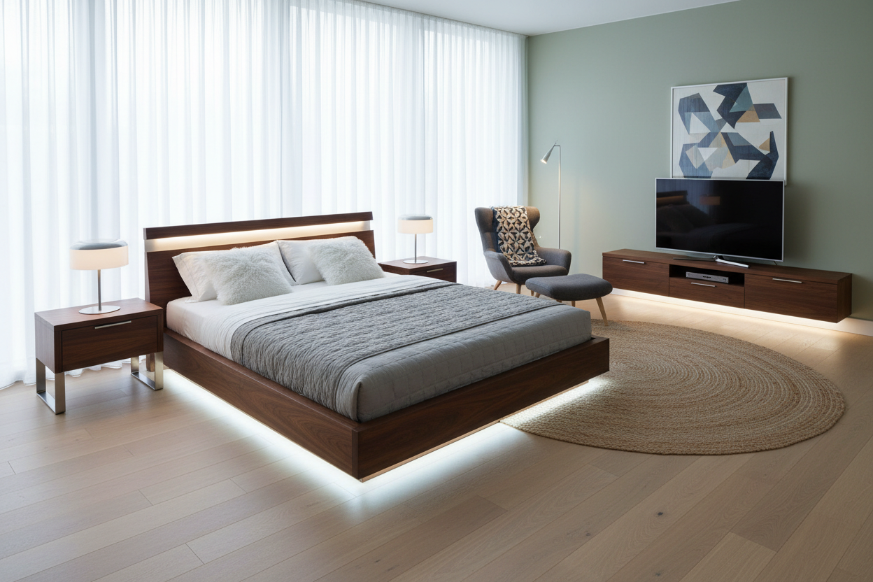 LED Light Platform Beds: The Ultimate Design & Buying Guide – HOMSEE