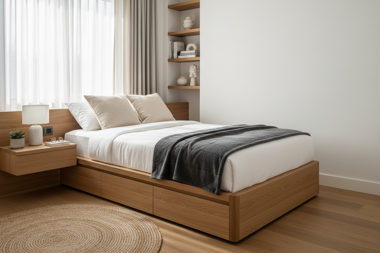 Why a Twin Base Bed is the Secret to Luxe Small Spaces – HOMSEE
