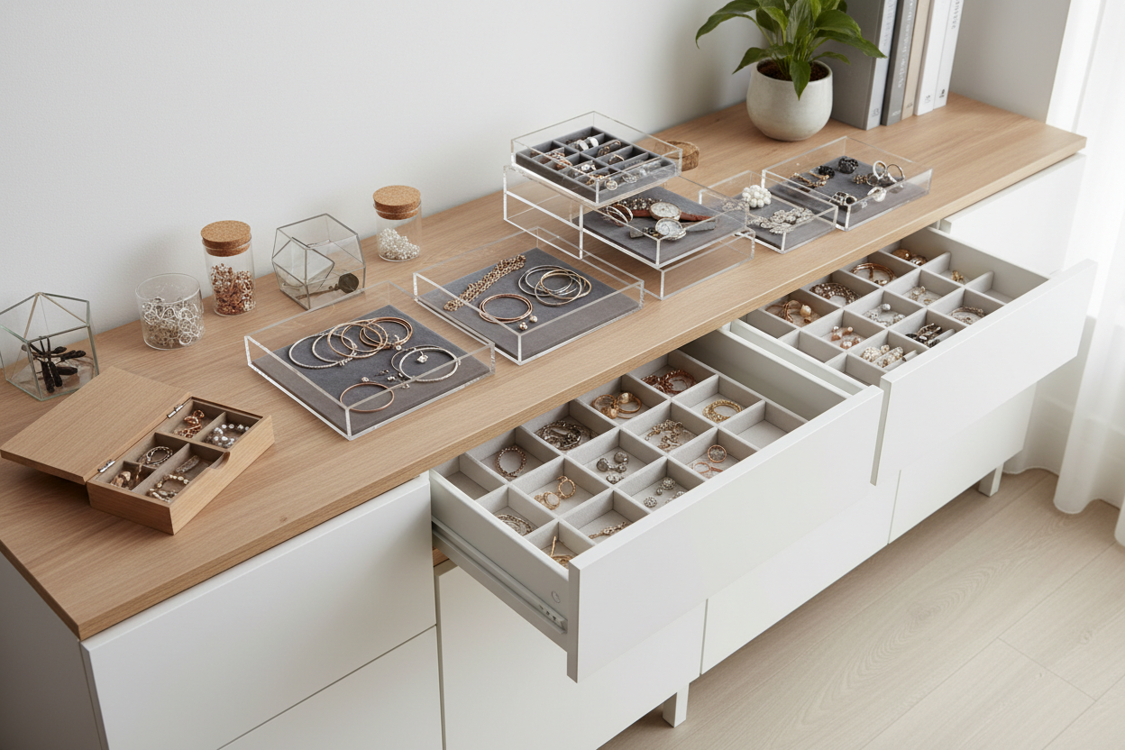 The IKEA Jewelry Storage Guide: Hacks, Trays, and Hidden Drawers – HOMSEE